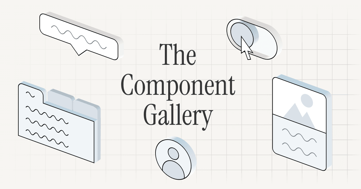 The Component Gallery: UI Component Reference | Disco Moose